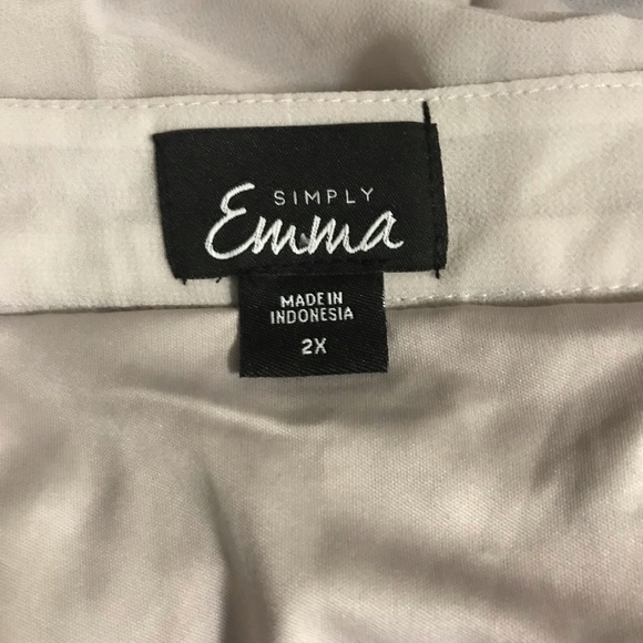 Simply Emma | Skirts | Simply Emma Pleated Skirt 2x | Poshmark